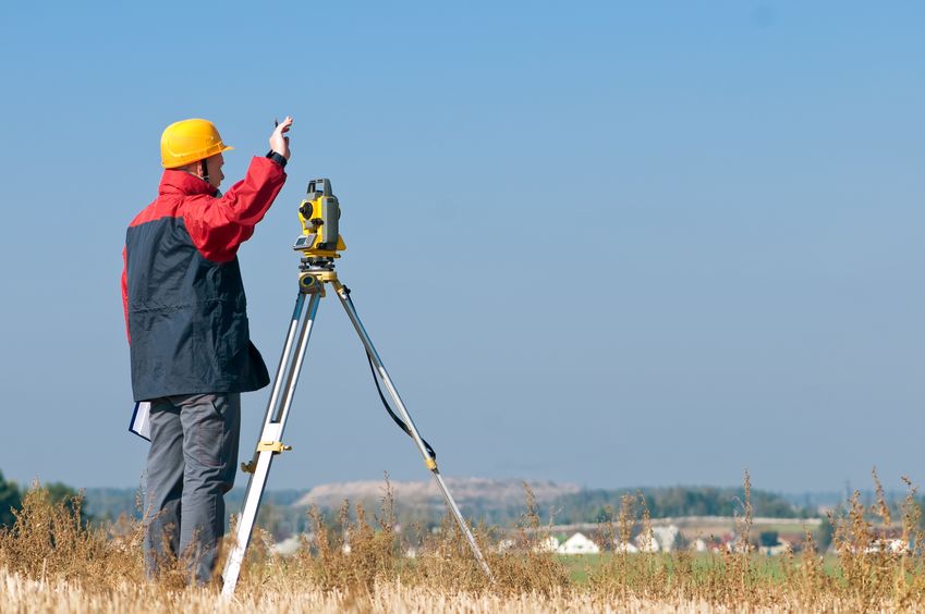 Land Surveying During the Winter Months - BLAZE Design Inc.